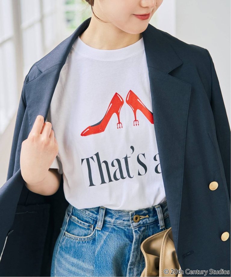 Spick & Span別注『プラダを着た悪魔』Tシャツが再販決定！ミランダのセリフやハイヒールデザイン | clumsy